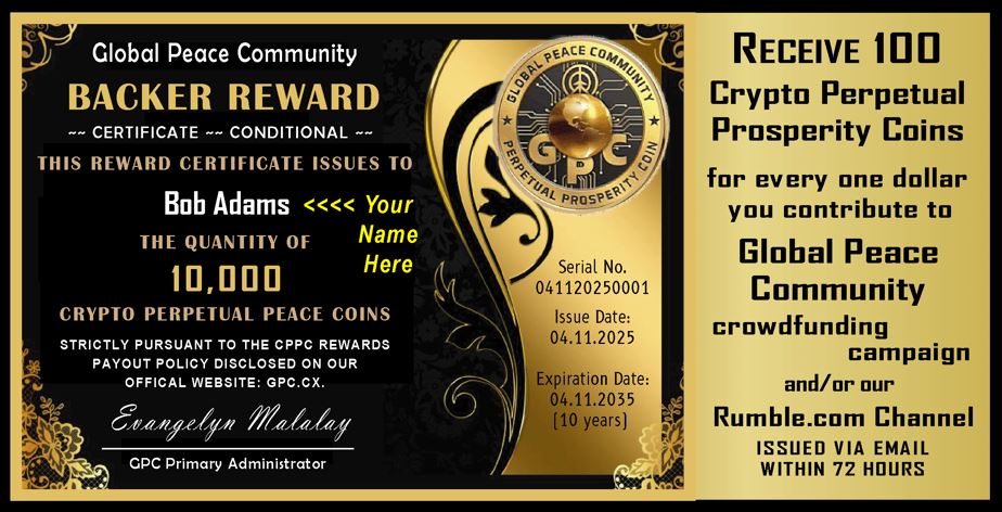 Backer Reward Issuance Policy - GPC